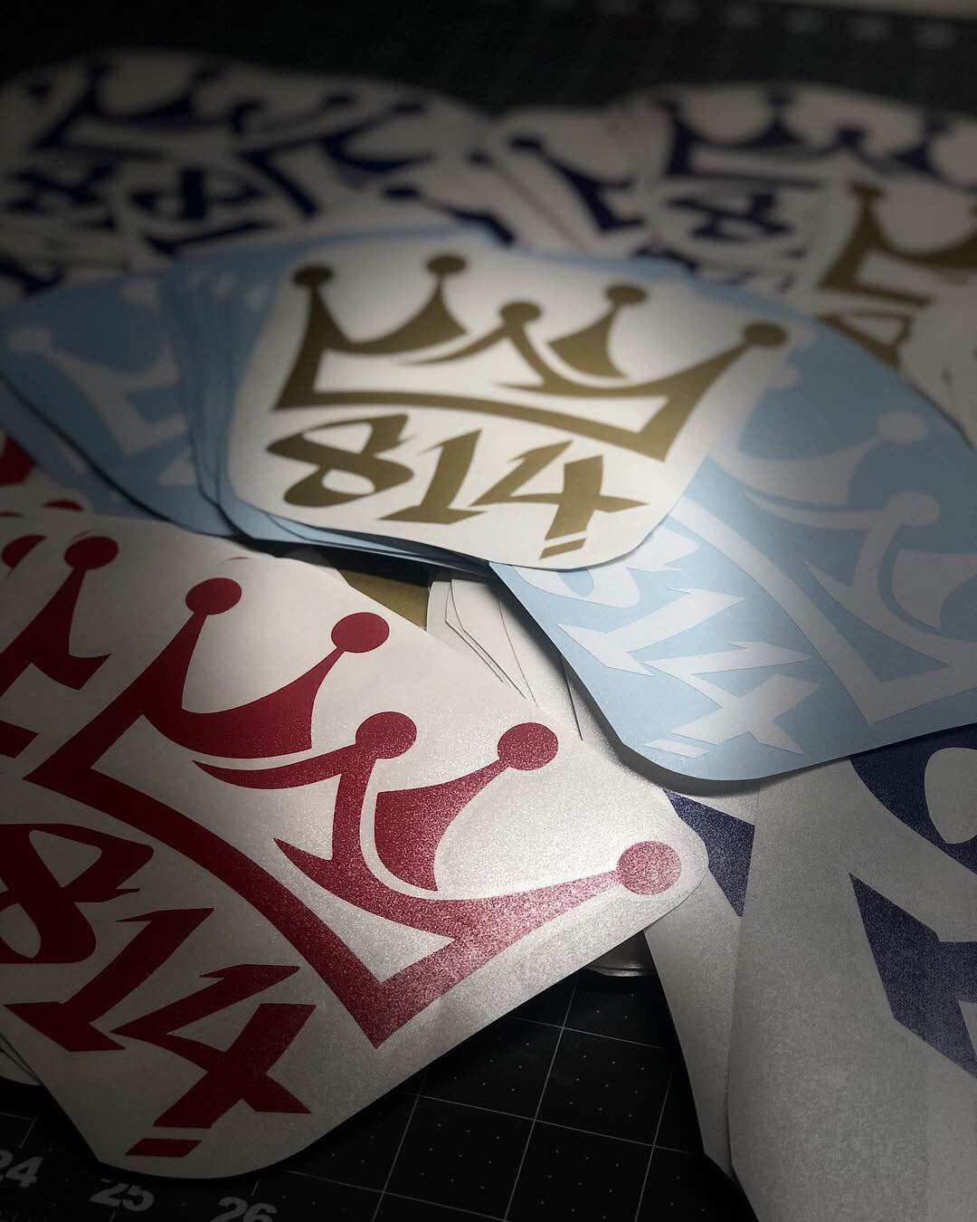 Custom Area Code Crown Decal – Metrix Designs