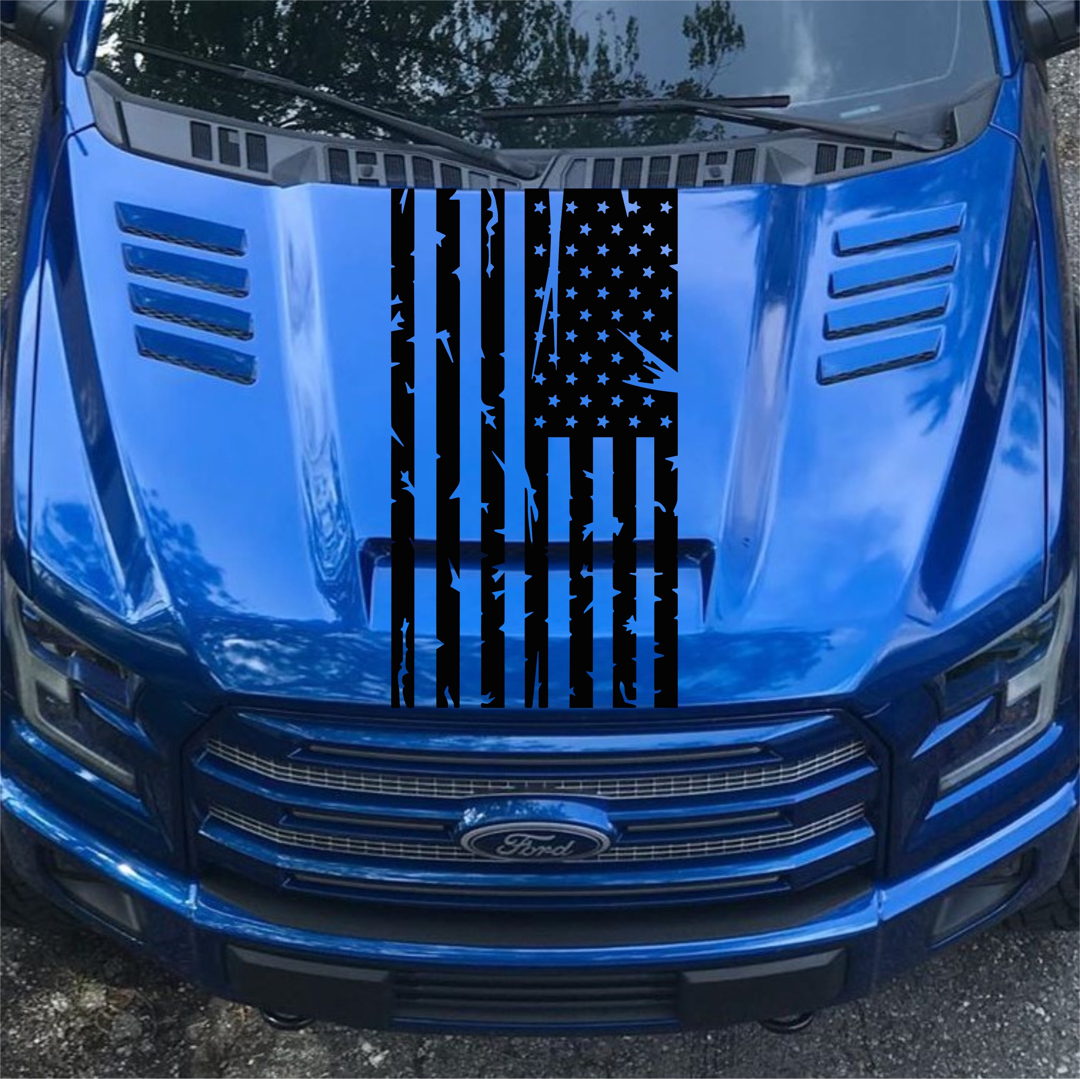 Tattered American Flag Wrap – Metrix Designs